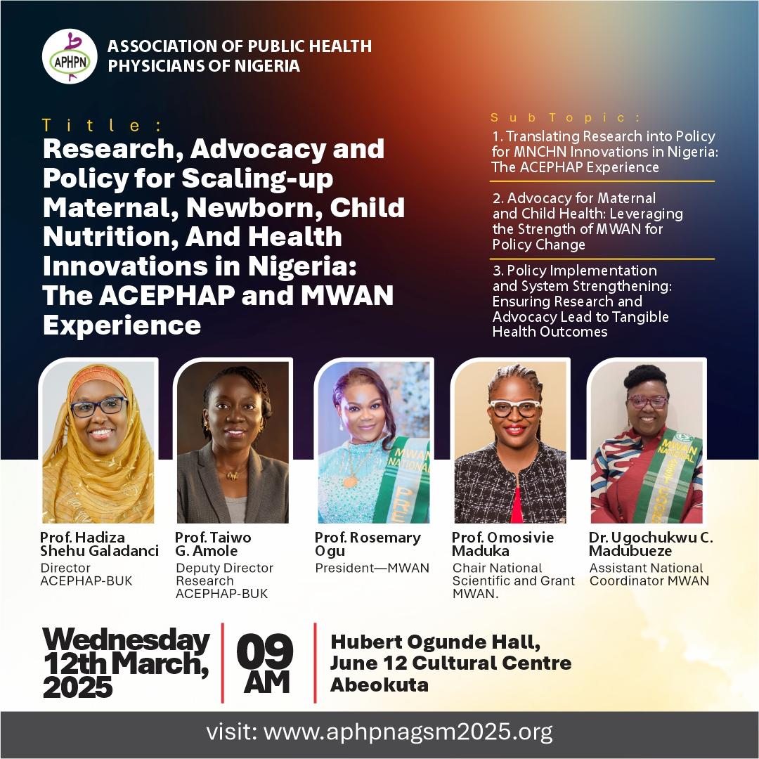 Research, Advocacy and Policy for Scaling-up Maternal, Newborn, Child ...